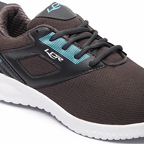 Buy LANCER Mens INDUS-267 Grey Running Shoe - 8 UK (INDUS-267DGR-SBL-8 ...