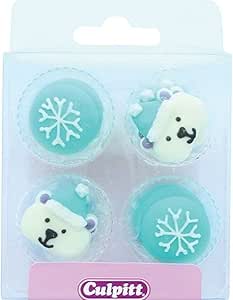 Culpitt Arctic Sugar Decorations, Edible Royal Icing Decorations ...