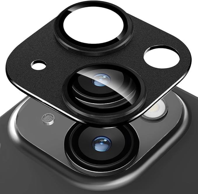 CASENED Camera Lens Protector for iPhone 15 / iPhone 15 Plus - Alloy ...