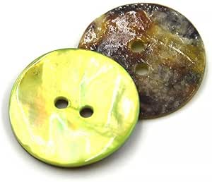 Amazon.com: ZoTuoART Natural Japanese Shell Buttons, Pearl Oyster ...