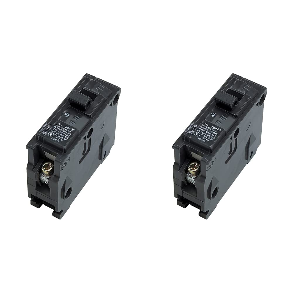 SIEMENS Q120 20-Amp Single Pole Type QP Circuit Breaker,Black (Pack of ...