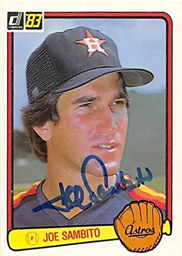 Joe Sambito autographed Baseball Card (Houston Astros) 1983 Donruss ...