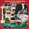 Amazon.com: FoldTier 60 Set Casino Party Plastic Cups Bulk 14 oz ...