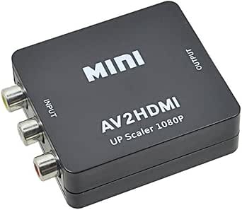 Amazon.co.jp: Converter, Composite to HMI Adapter, AV2HMI with USB ...