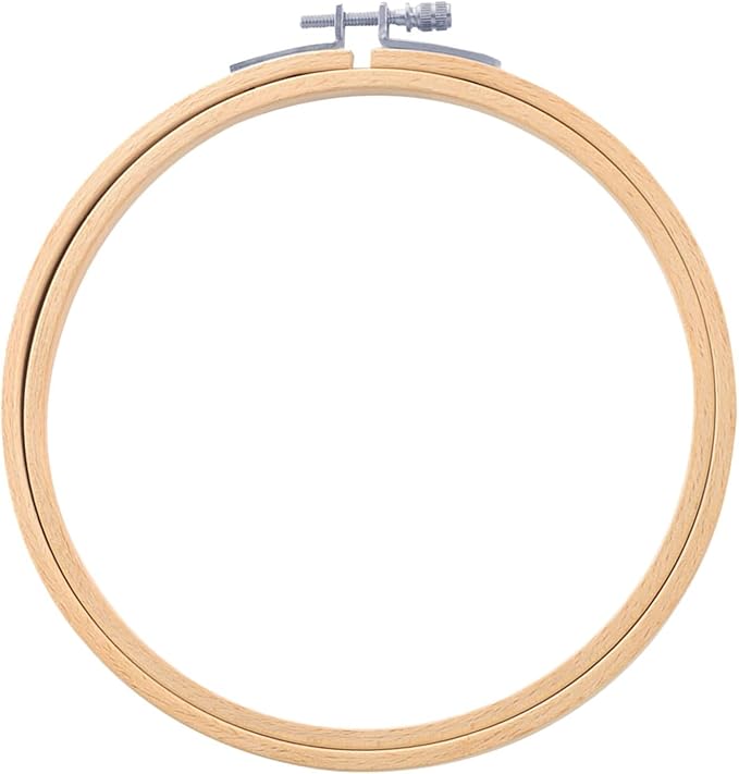 Amazon.com: Better Crafts 3 Pieces 10 Inch Wooden Embroidery Hoops ...