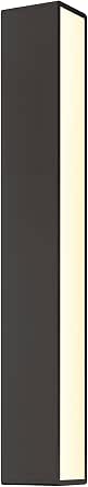 Inside-Out Sideways - 24" LED Sconce - Textured Bronze Finish - Acrylic ...