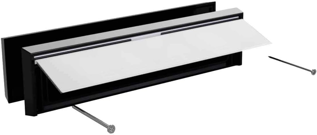 Stormguard White Internal & External Sleeved Letterbox Plate Cover Set ...