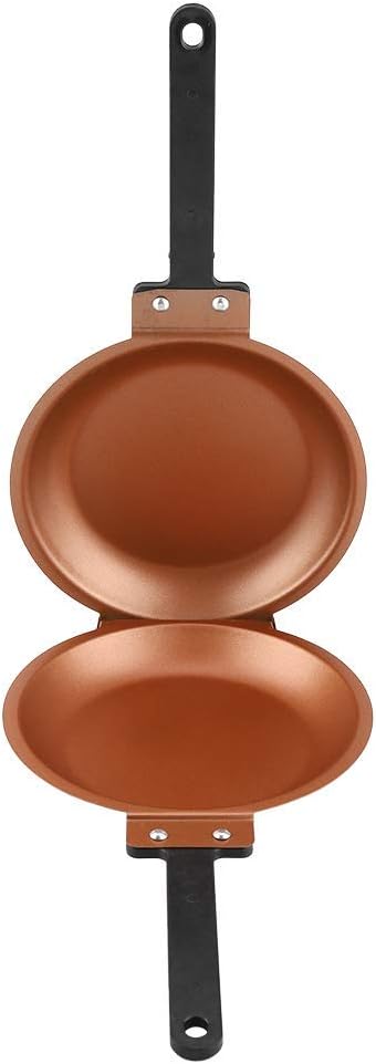 Amazon.com: Akozon Frying Pan, Double Side Non-stick Flip Frying Pan ...