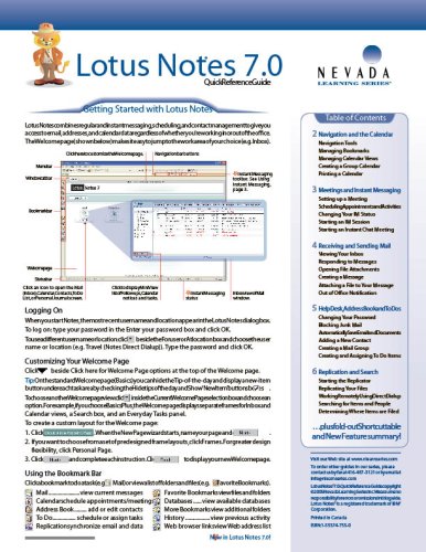 Lotus Notes 7.0 : Nevada Learning Series Inc.: Amazon.in: Books