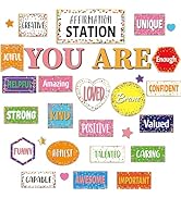 Amazon.com : BOHO Affirmation Station Bulletin Board Set Motivational ...