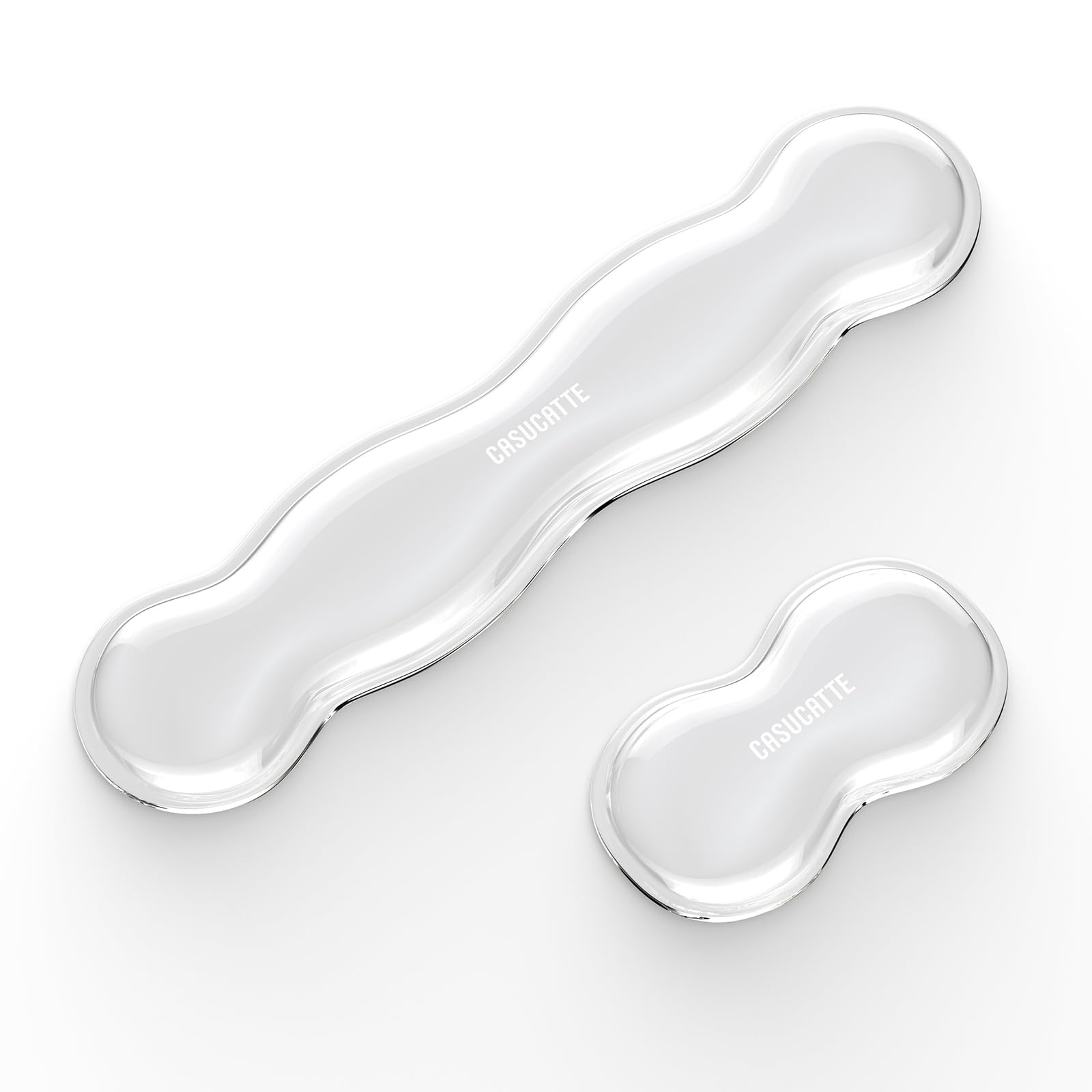 Amazon.com: CASUCATTE-Clear Gel Wrist Rest for Mouse, Gel Keyboard ...