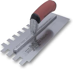 MARSHALLTOWN Standard Notched Trowel, U-Shaped Notch, 6x13x6 mm Notch ...