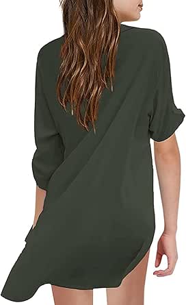 Amazon.com: Kids Girls Beach Cover Up Girl Chiffon Shirt Beachwear ...