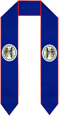 Amazon.com: belizean belize flag Graduation Stole 72 inches 2024 ...