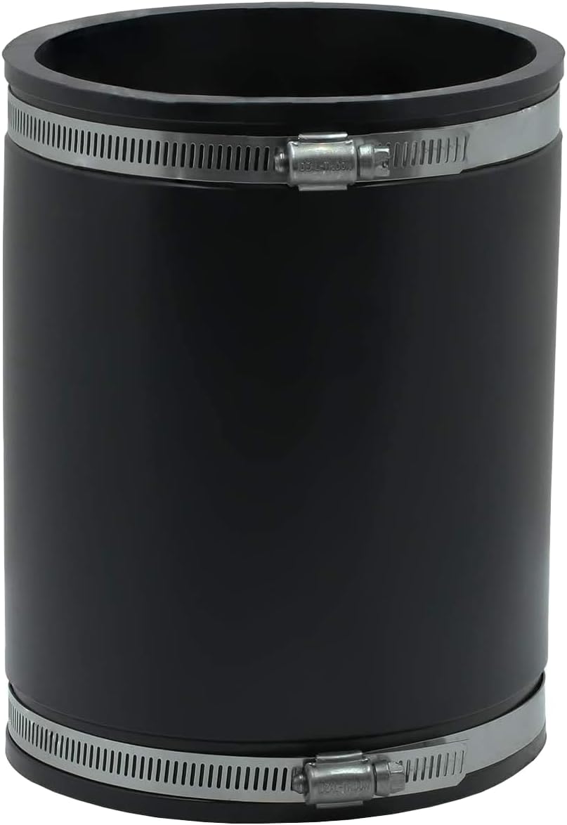 Amazon.com: Fernco XL 1056-442 Flexible Pipe Coupling 4” CI/Plastic ...