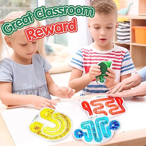 Sensory Squeeze Toys for Autism, LESONG 4 Pack Squishy Sensory Tubes ...