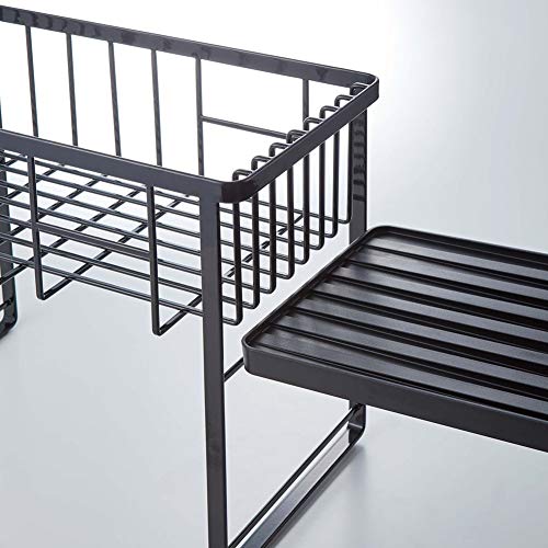 Snapklik.com : YAMAZAKI Home Tower Two-Tier Adjustable Dish Drainer ...