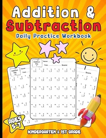 Addition & Subtraction Daily Practice Workbook: Fun & Engaging Math ...