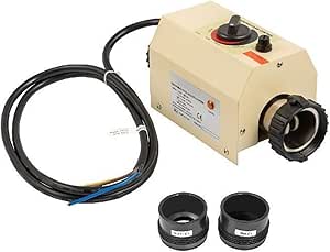 TETEOM Paddling Pool Heater 2KW Mini Electric Water Heater, Thermostat ...