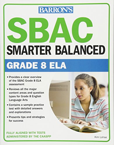 Amazon.com: SBAC Grade 8 ELA: Smarter Balanced (Smarter Balanced Series ...