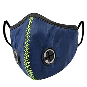 Dr. Peter's Anti-Pollution Bike Riding Mask (Navy Blue) : Amazon.in ...