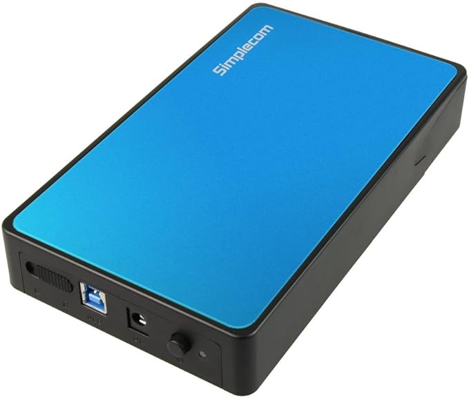 Simplecom SE325 Tool Free 3.5" SATA HDD to USB 3.0 Hard Drive Enclosure ...