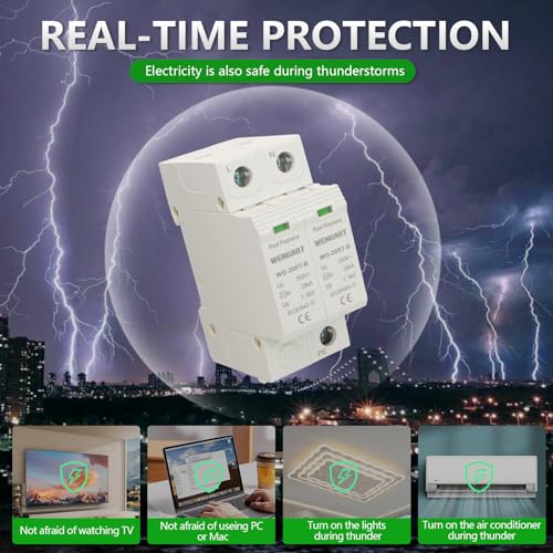 Wengart Surge Protection Device WG20RT,Intermal Protect Fuse,20-40KA ...