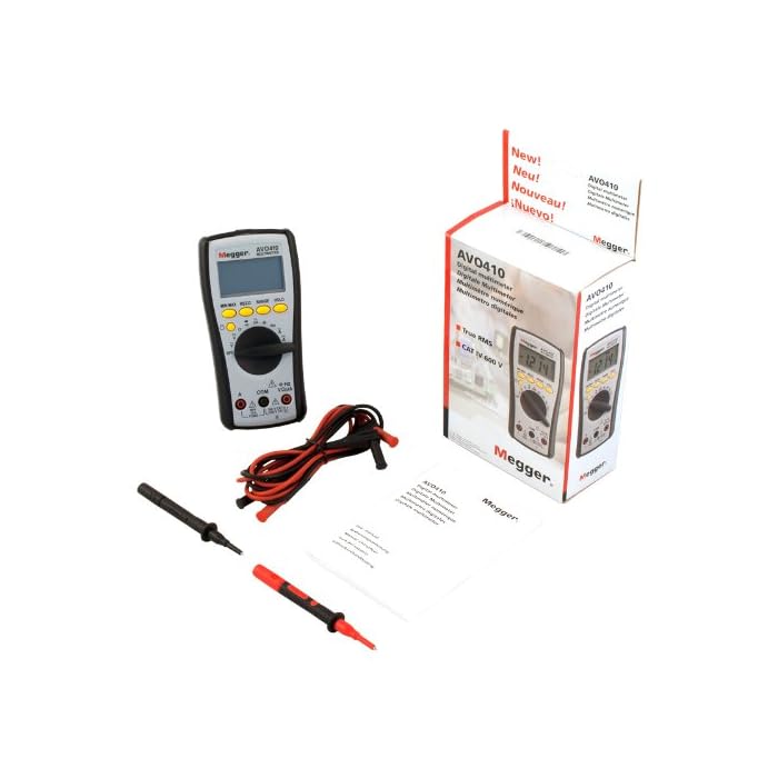 Buy DIGITAL MULTIMETER, CATIV AVO410 By MEGGER Online at desertcart INDIA