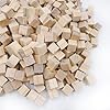 Amazon.com: Unfinished Wooden Blocks 1cm, Pack of 500 Small Wood Cubes ...
