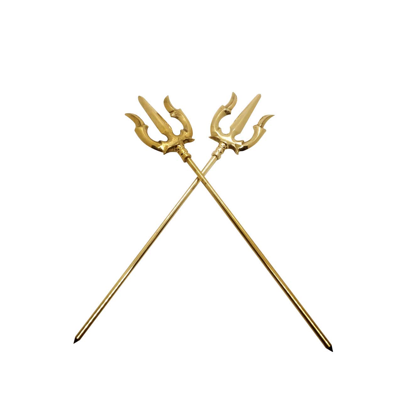 Ziaon Brass Shoolam Trishool Load Shiv Mahadevans Pooja Trishul Brass ...