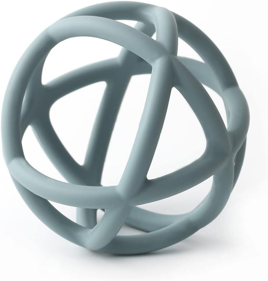 Amazon.com : Nuby Chewy Chums All Silicone Soothing Teether, Shark - 3M ...