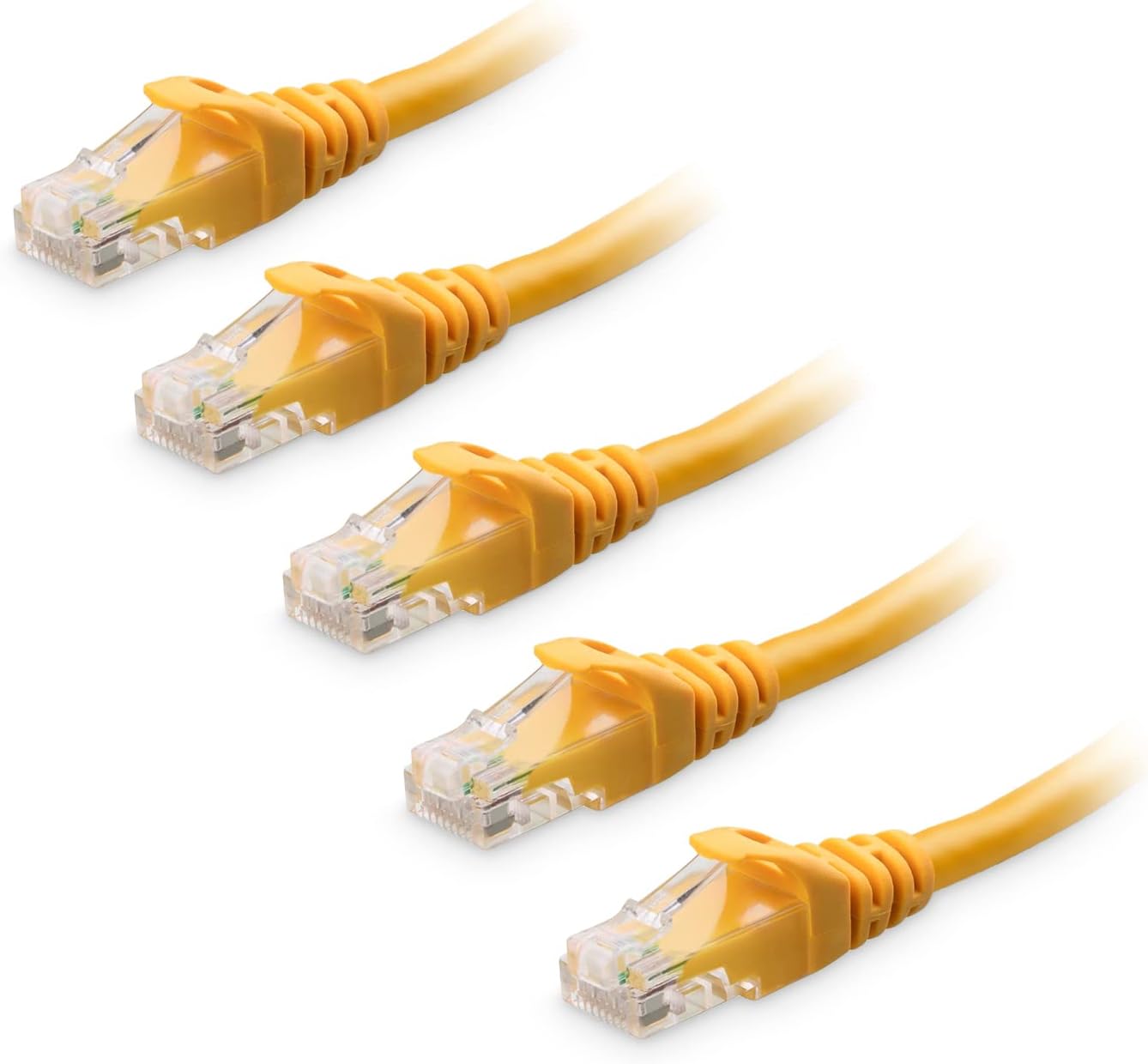 Amazon.com: Cable Matters 8-Pack Snagless Short Cat 5e Ethernet Cable 1 ...