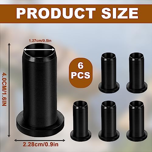 TOYMIS 6 Pack Oar Lock Socket Inserts, 1/2inch Oarlock Bushing for Oar ...