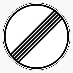 Amazon.com: No Speed Limit - German Autobahn Motorway Sign Window ...