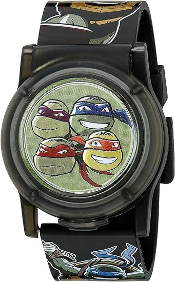 Nickelodeon Ninja Turtles Kids' Digital Watch with Pop Open Top/Casing ...