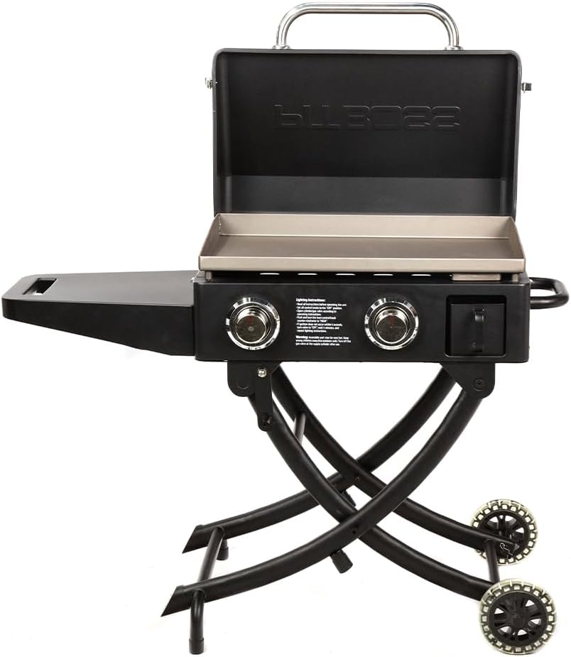 Amazon.com : Pit Boss 10960 2-Burner Tabletop Griddle, Black : Patio, Lawn & Garden