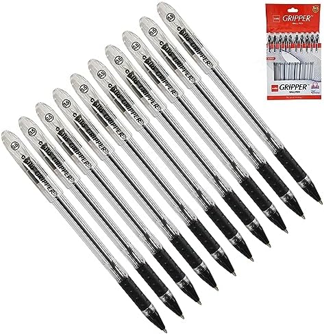 Cello Gripper Ballpoint Pen - Pack of 10 - Blue Ink - 0.5mm tip ...