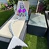 Amazon.com: PONPRNGY Halloween Skeleton Life Size - Mermaid Skeleton ...