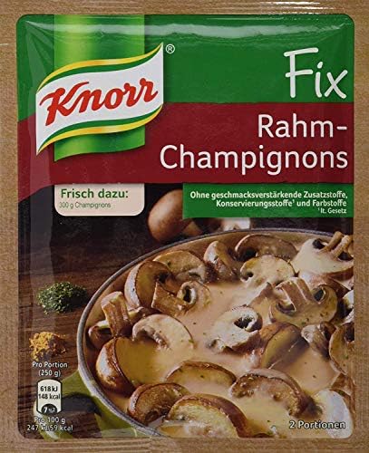 Amazon.com: 3-pack Knorr Fix Rahm Champignons (3x2 Oz) Sour Cream and ...