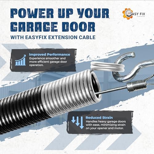 DURA-LIFT 180 Lb. Heavy Duty Extension Garage Door Spring (2 Pack