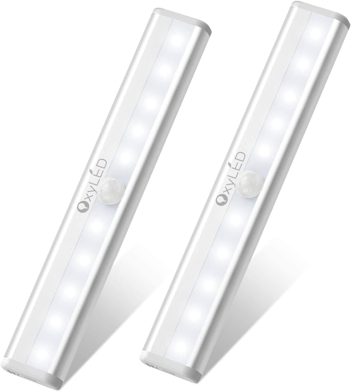 HAKOL- 3 Pack LED Motion Sensor Closet Lights Battery Operated Stick On ...