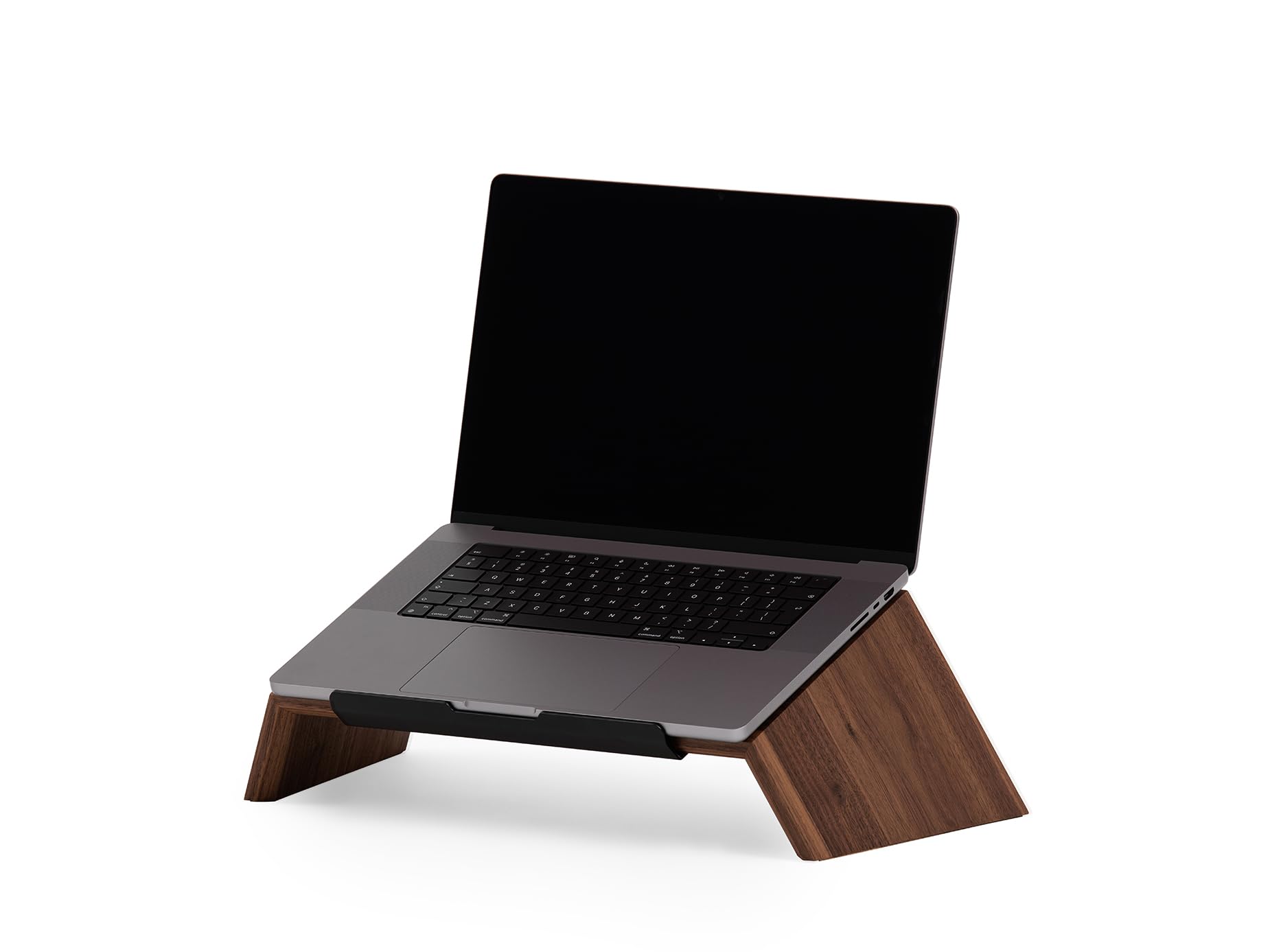Oakywood Wooden Slanted Laptop Stand for Desk – Convenient Laptop Riser ...
