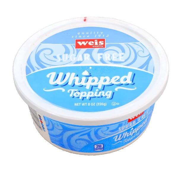 Amazon.com: Weis Quality, Whipped Topping Sugar Free, 8 Ounce : Grocery ...