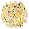Amazon.com: 40Pcs Purple Transparent Butterfly Stickers, PET Vintage ...