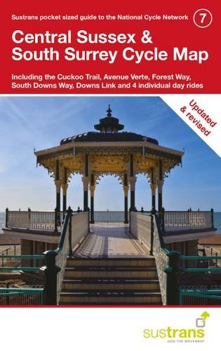 Central Sussex And South Surrey Cycle Map Including The Cuckoo ...