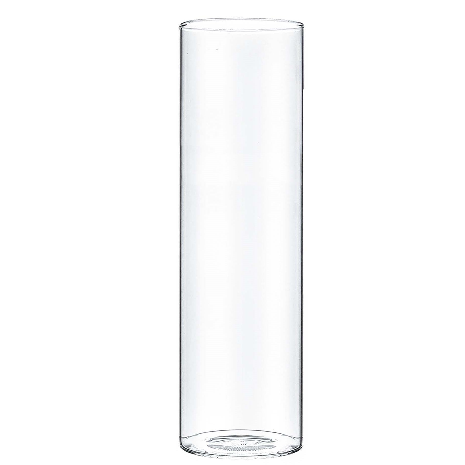 Amazon.com: CYS EXCEL Clear Glass Cylinder Flower Vase (H:10" D:3 ...