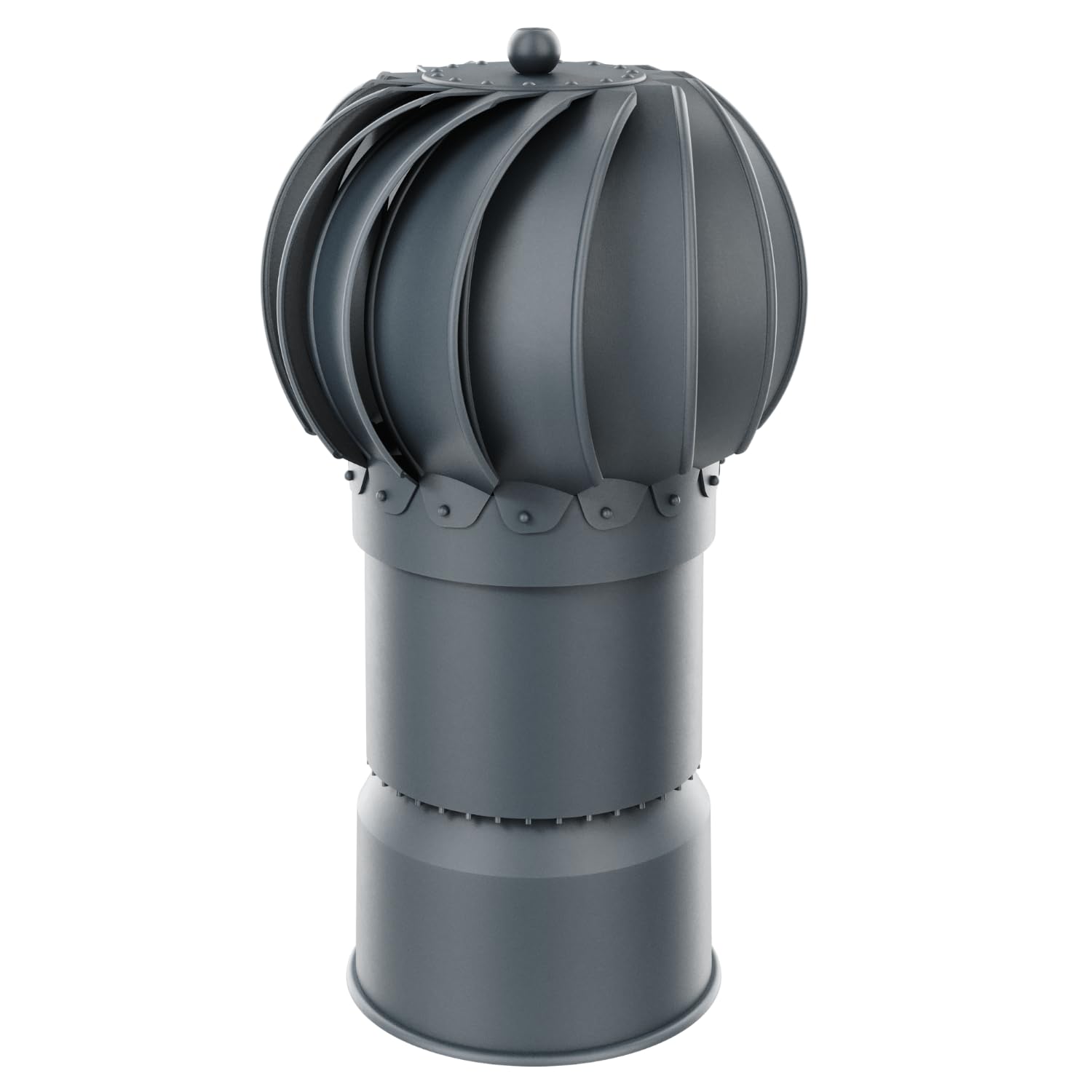 Buy ROOFIVENT IVENT Turbo 6 inch Round Wind Turbine Cowl with Attached ...