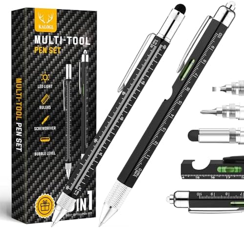 RAK Multitool Pen 2-Pack - Multi-Tool Pens with LED Light, Flathead & Phillips Screwdrivers ...
