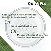 Amazon.com: Gemroom 12.5" Microwave Turntable Compatible with Panasonic ...