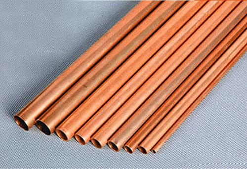 Amazon.com: 1pcs 103mm Long T2 Tube Red Copper Pipe Thin Wall Duct ...